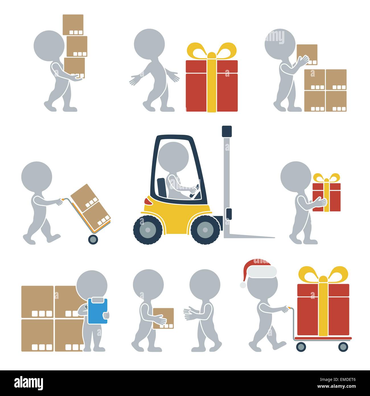 Small business shipping Stock Vector Images - Alamy