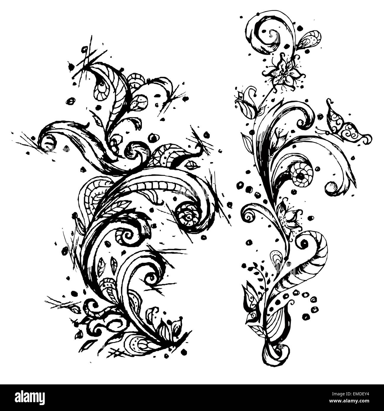 hand drawn pencil sketches Stock Vector Image & Art - Alamy
