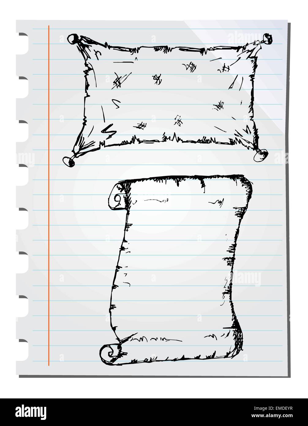 hand drawn pencil sketches Stock Vector Image & Art - Alamy