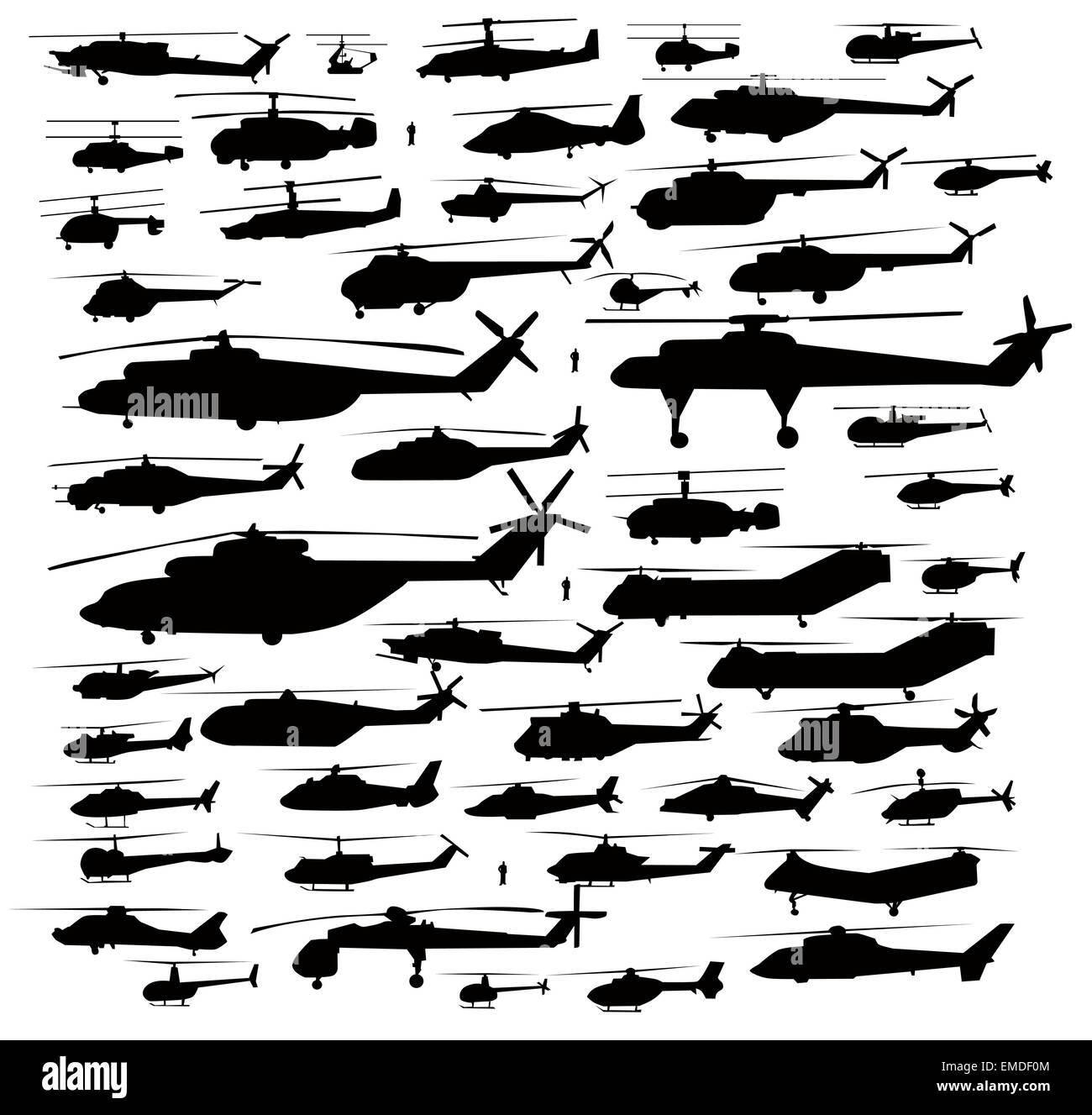 Combat transport helicopter Stock Vector Images - Alamy