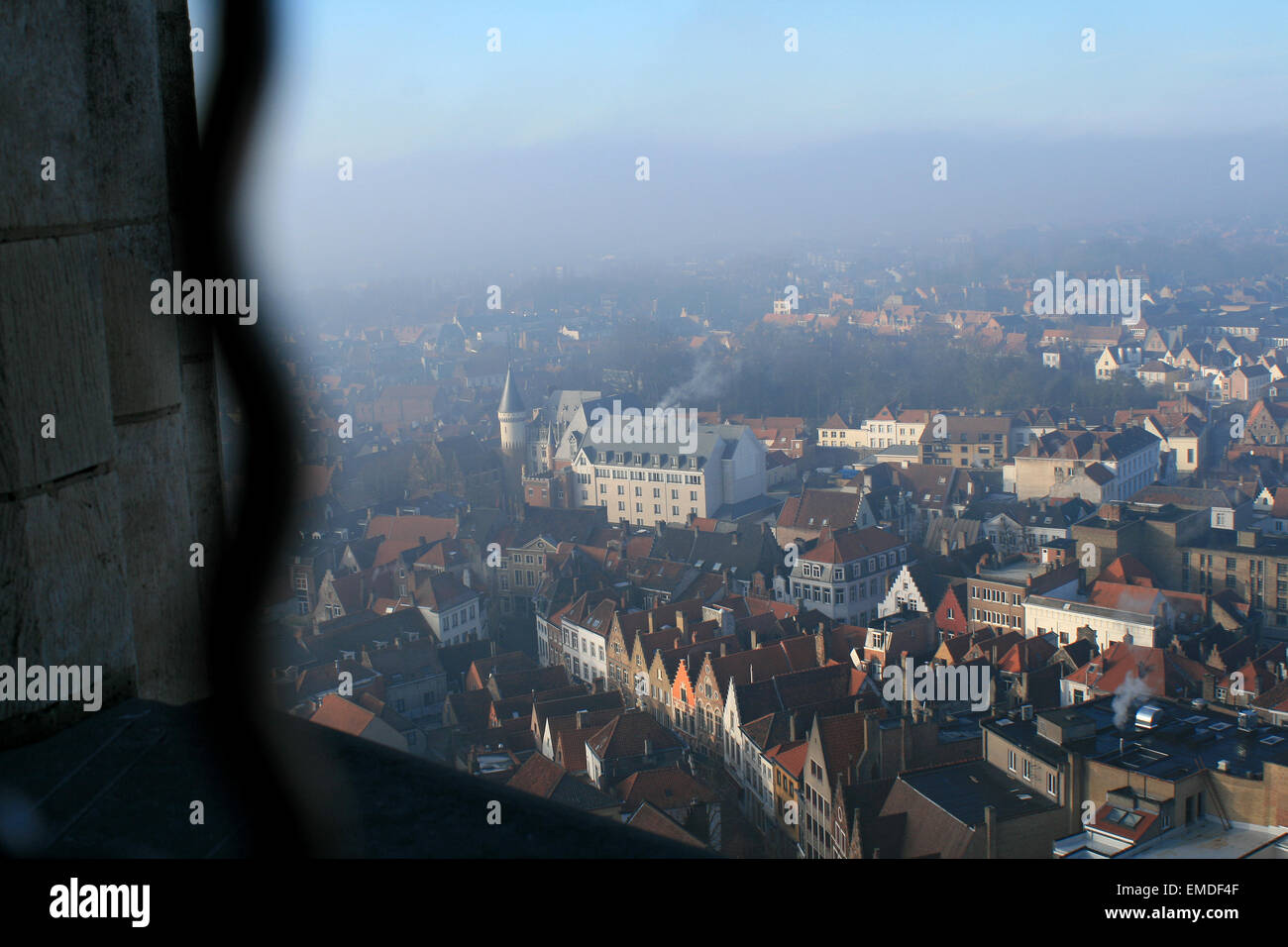 Bruges clock tower hi-res stock photography and images - Alamy