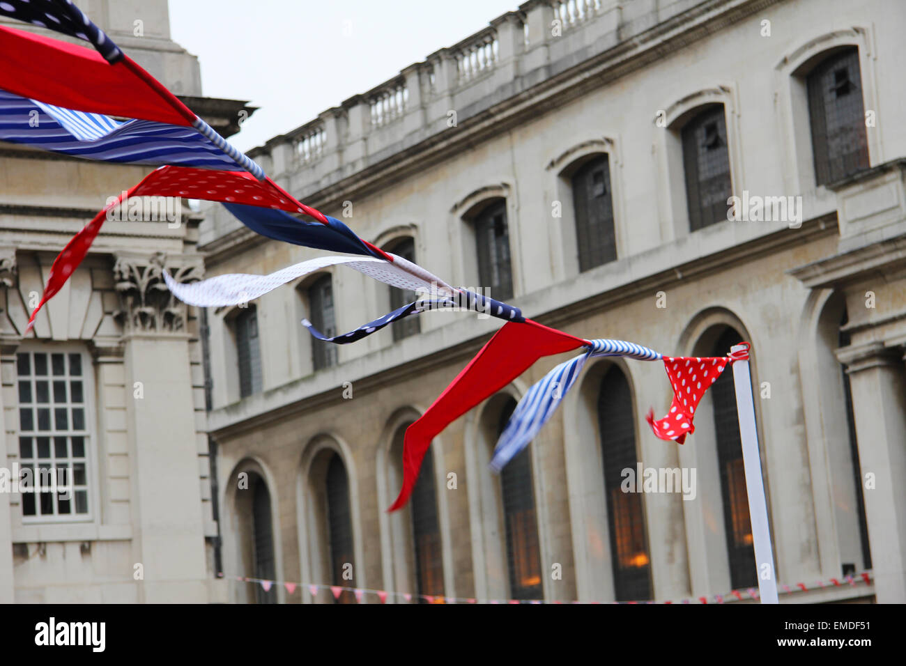 Bunting Greenwich university London Stock Photo - Alamy