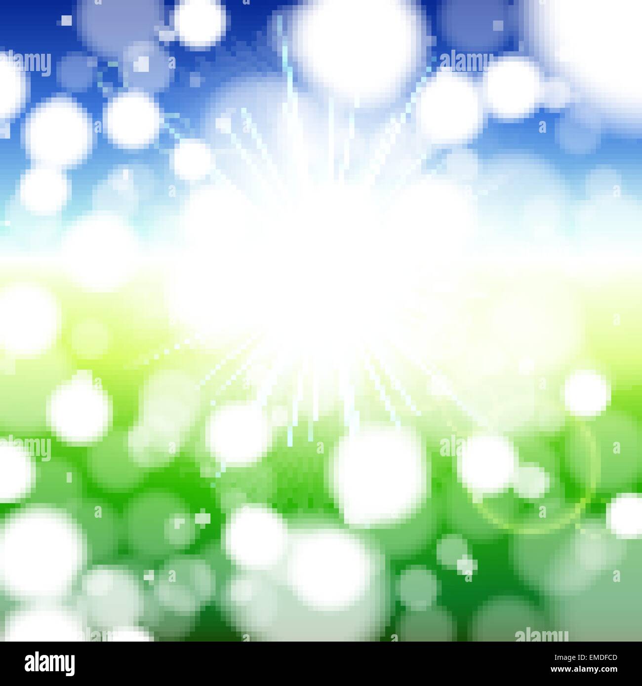 Summer abstract background with sunbeams Stock Vector Image & Art - Alamy