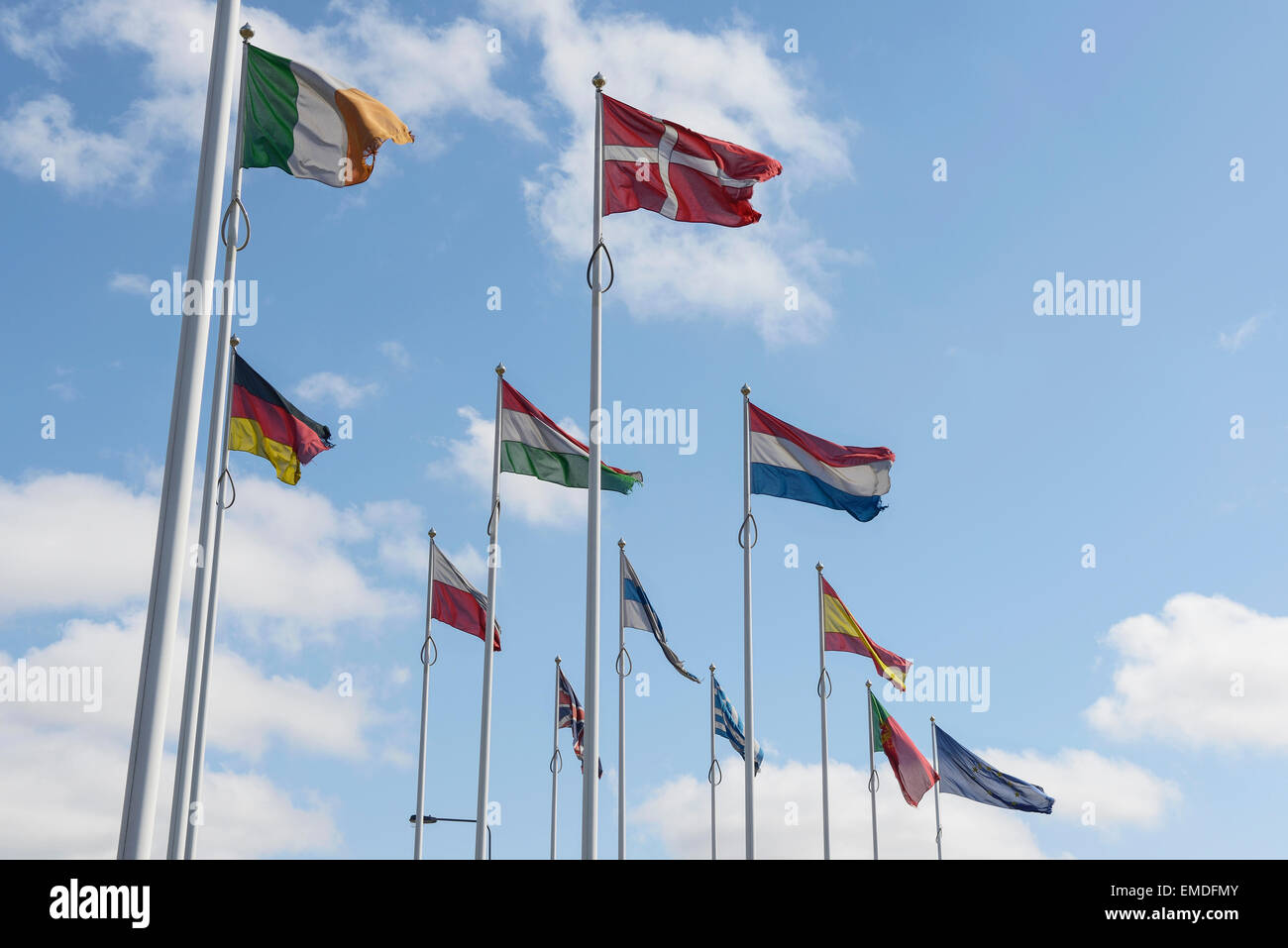 National flags of europe hi-res stock photography and images - Alamy