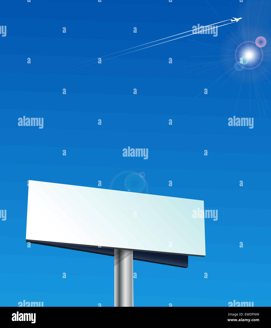 Large billboard display Stock Vector Images - Alamy