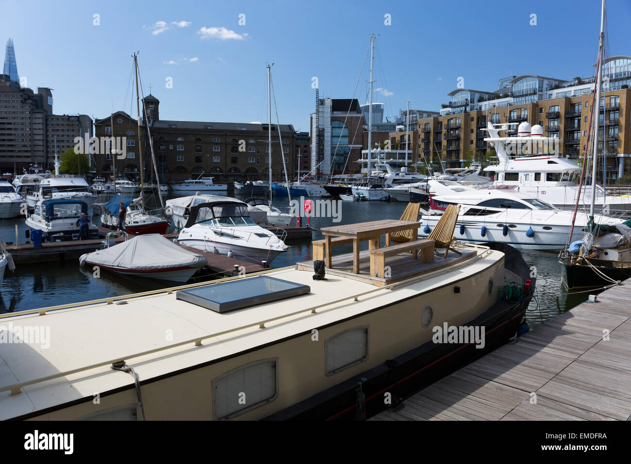 St Katharine Docks London UK Stock Photo - Alamy
