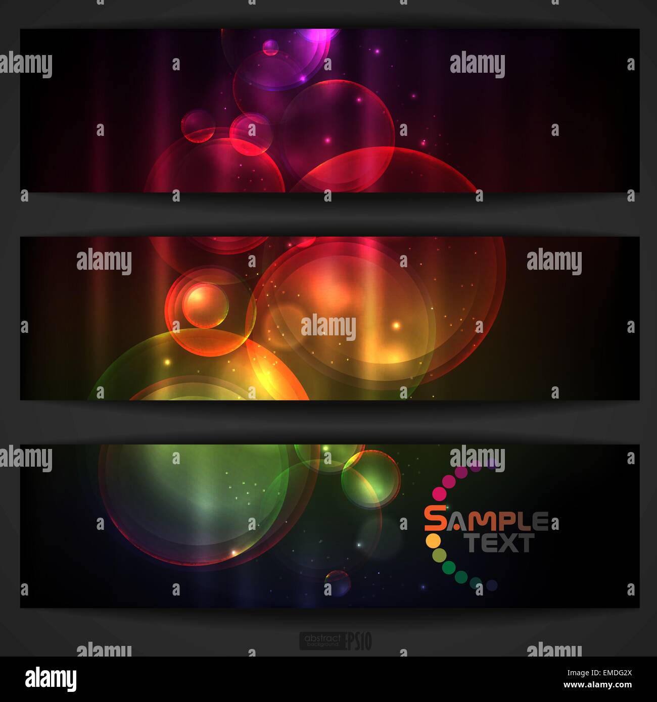 Abstract Colorful Banner Stock Vector Image & Art - Alamy