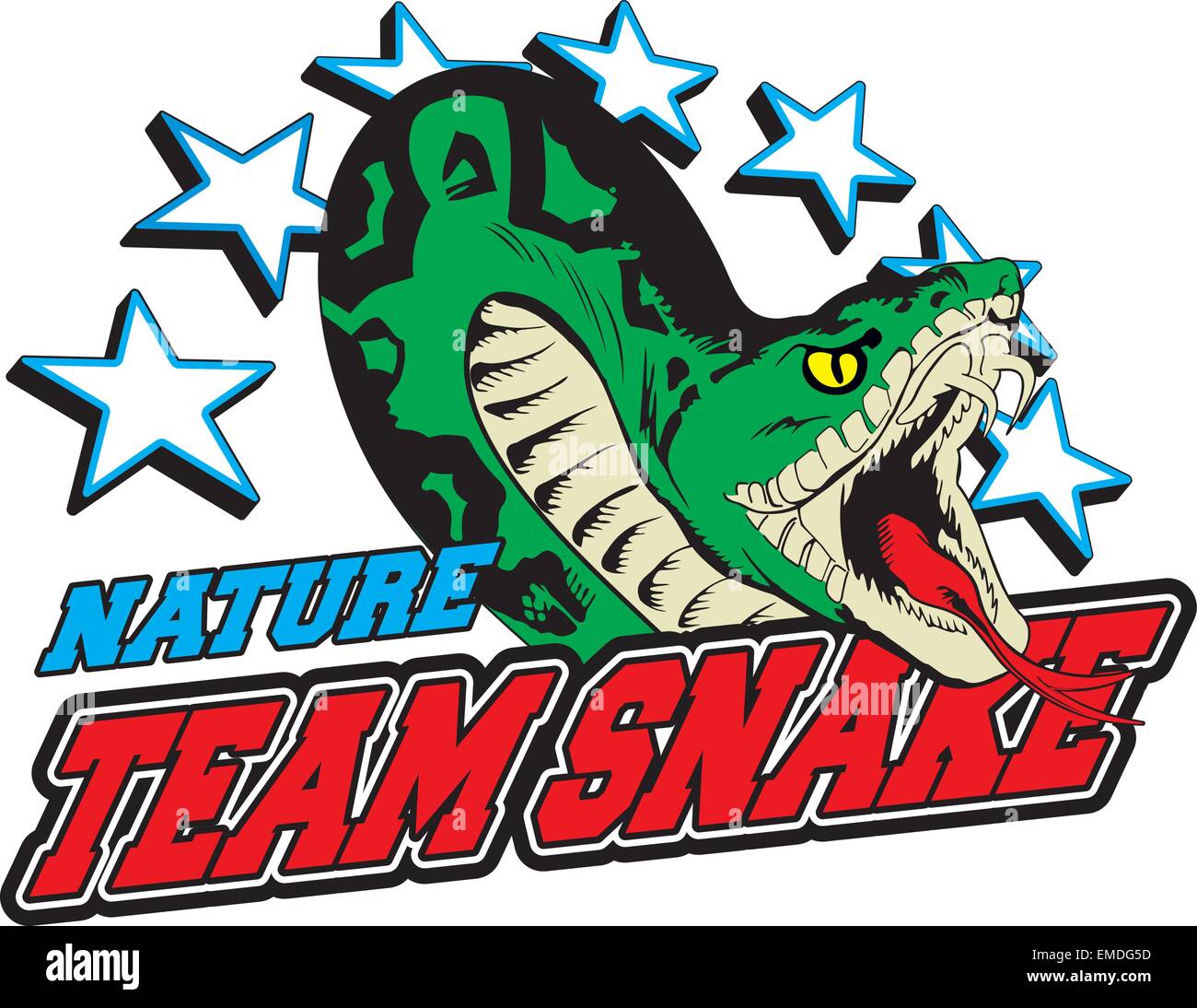 Snake stars Stock Vector Images - Alamy