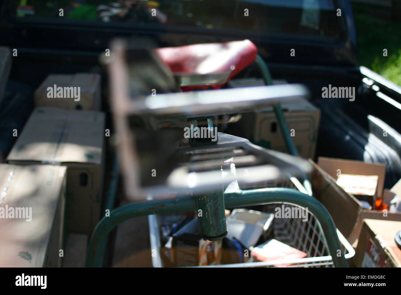 Clay pigeon machine Stock Photo - Alamy