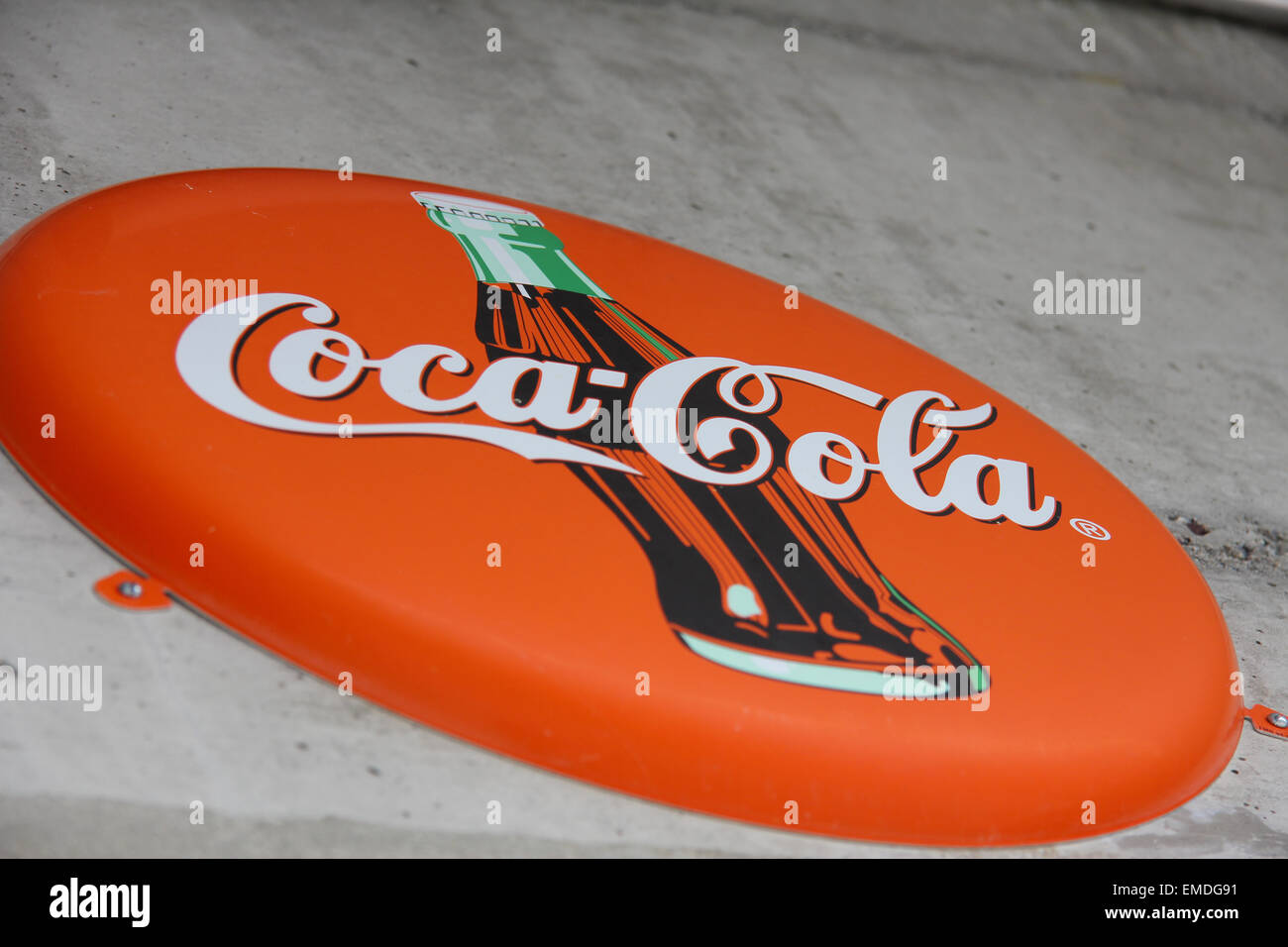 Coca cola sign Stock Photo - Alamy