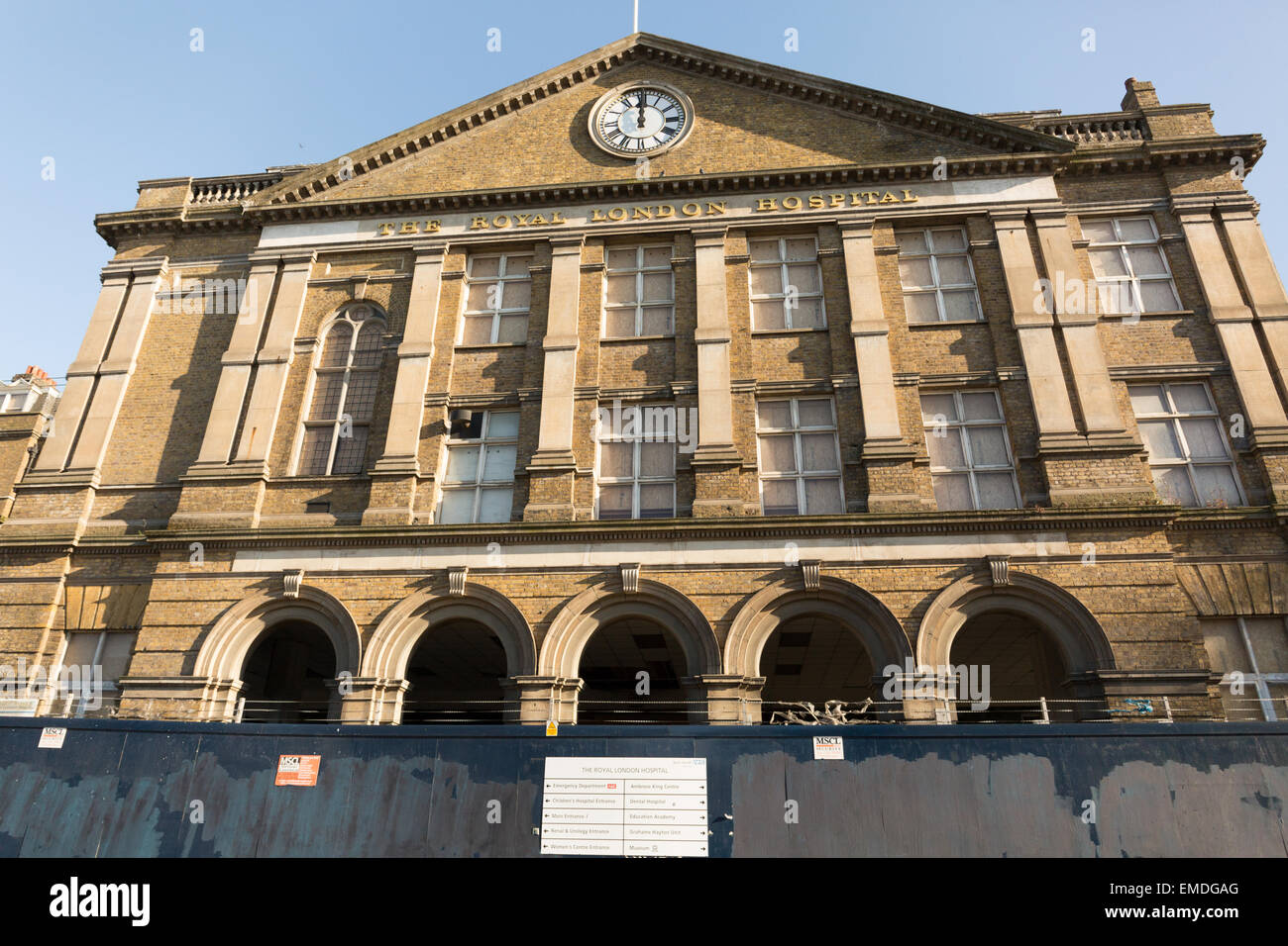 The Royal London Hospital on Whitechapel Road London Stock Photo - Alamy