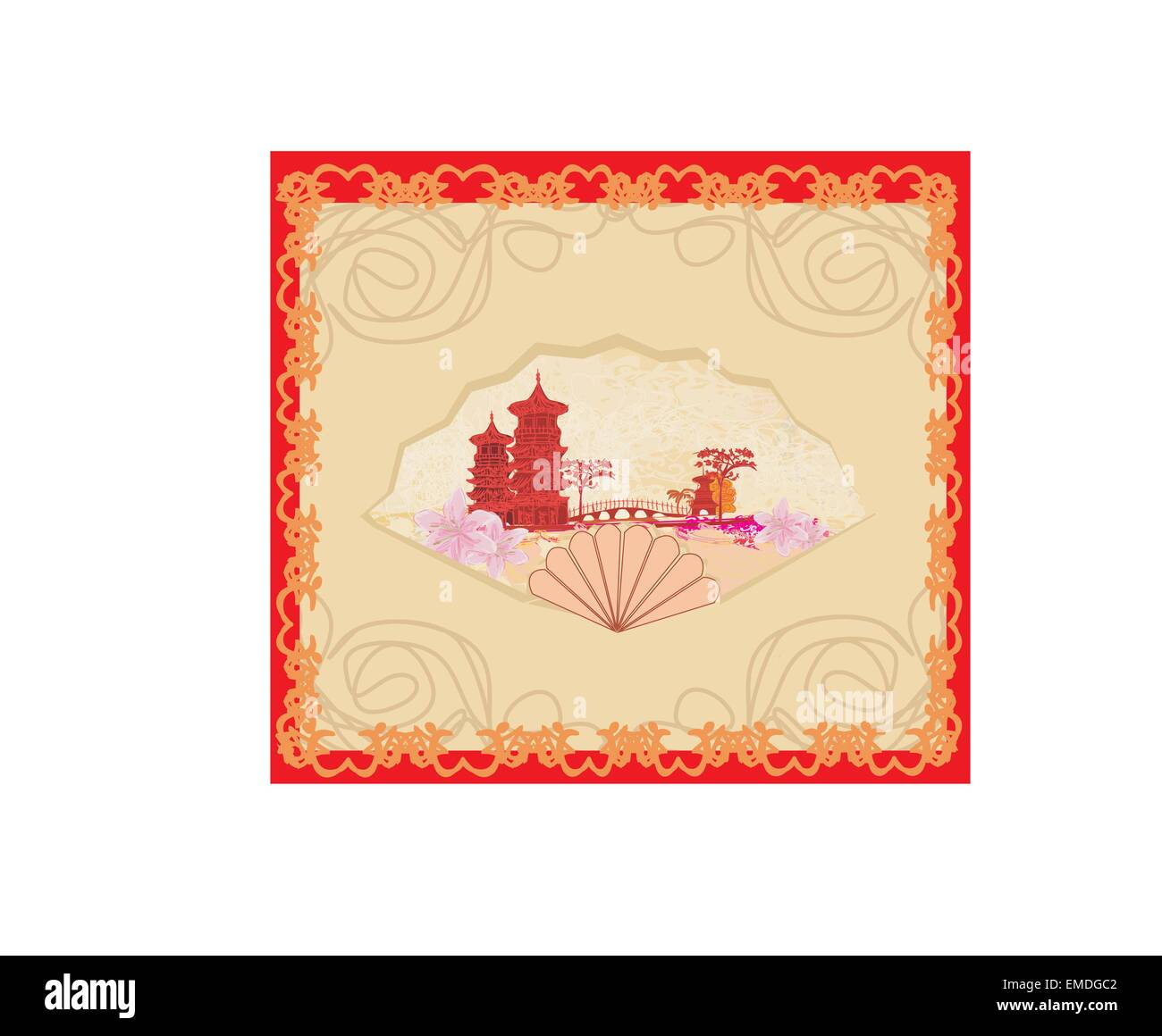 Chinese style patterns hi-res stock photography and images - Alamy