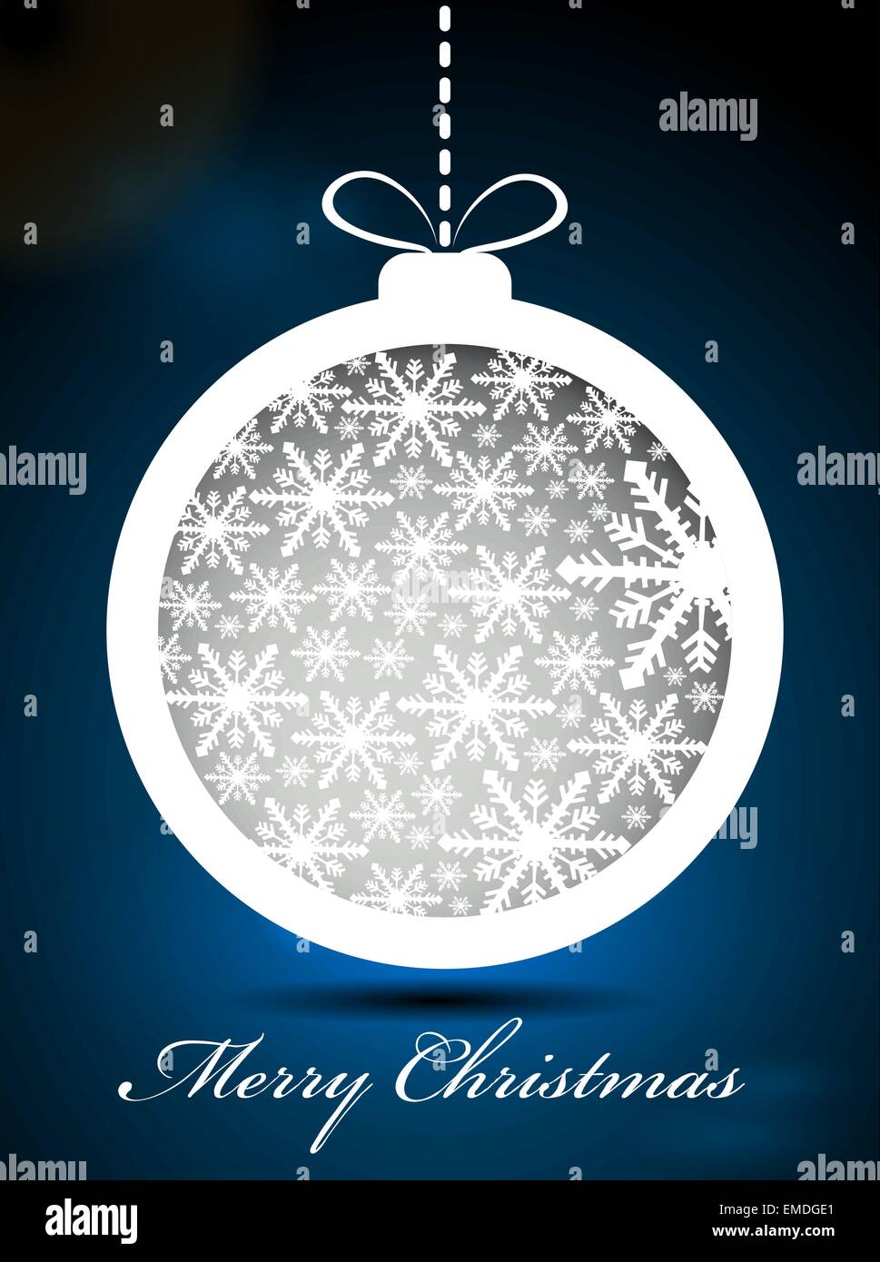 Christmas ornament snow globe Stock Vector Images - Alamy