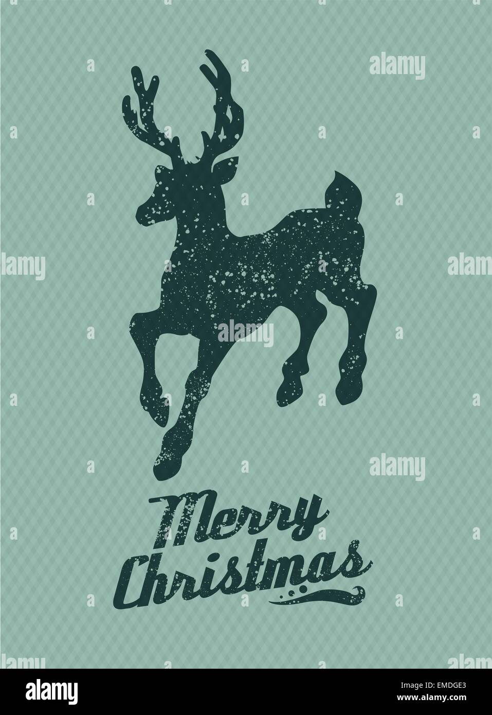 Reindeer sticker Stock Vector Images - Alamy