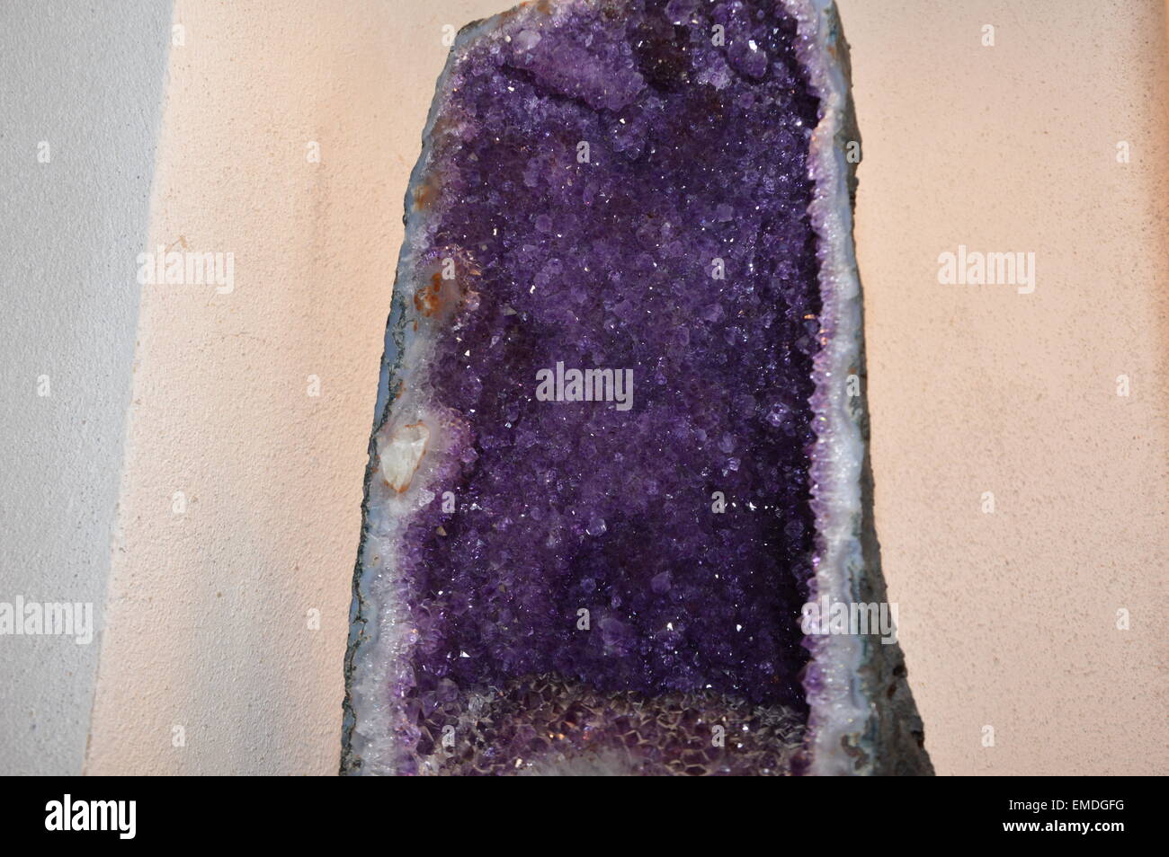 An Amethyst geode Stock Photo - Alamy