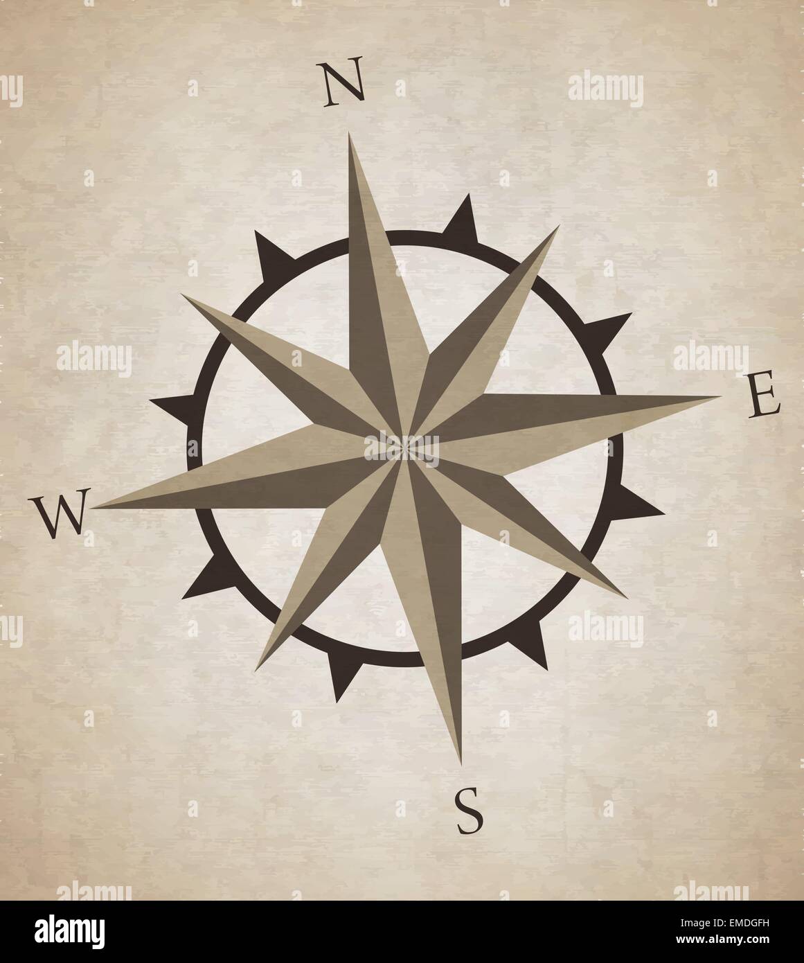 Compass rose map hi-res stock photography and images - Alamy