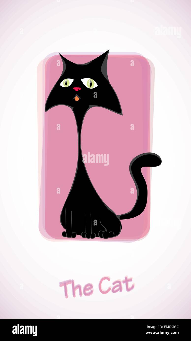 Cute Cartoon Cat Stock Vector Image And Art Alamy