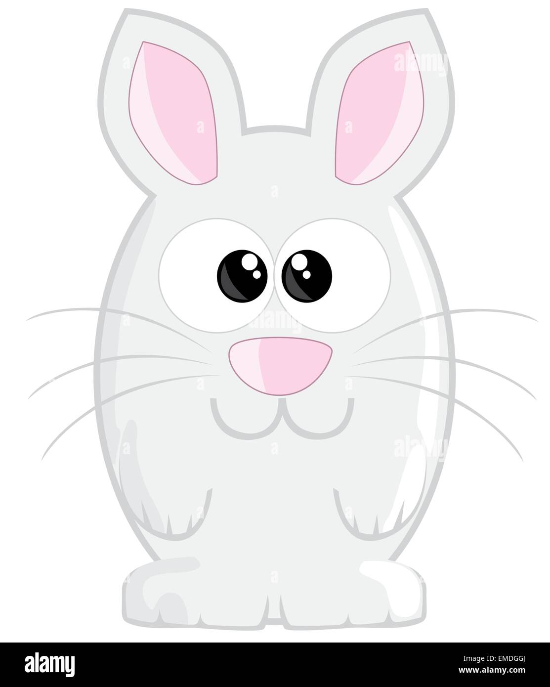 Cute cartoon easter bunny Stock Vector Image & Art - Alamy