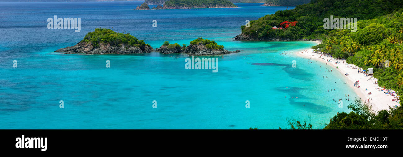 Panorama trunk bay us virgin hi-res stock photography and images - Alamy