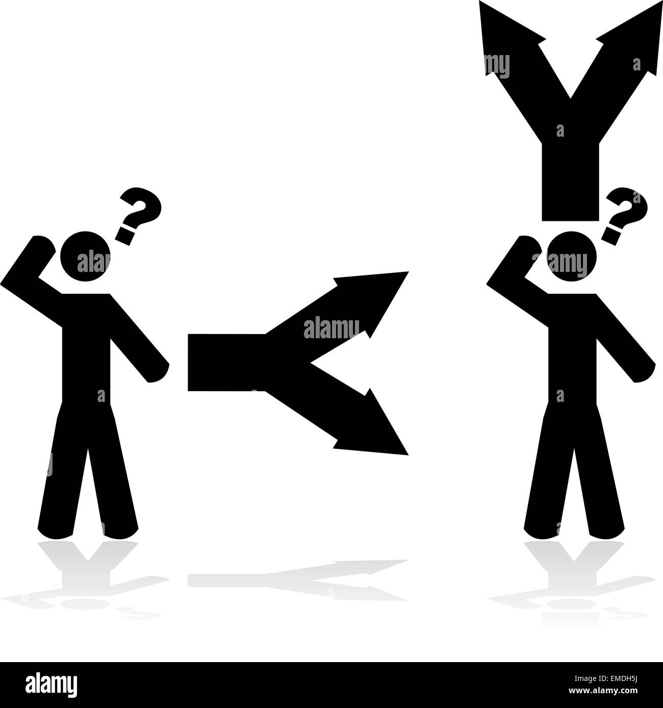 Man with doubt Black and White Stock Photos & Images - Alamy