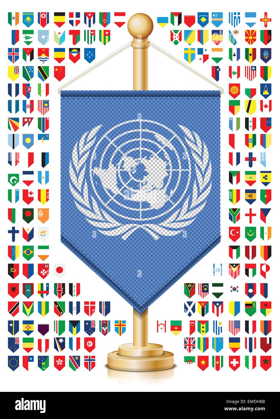 Flags of the world icon set hi-res stock photography and images - Alamy