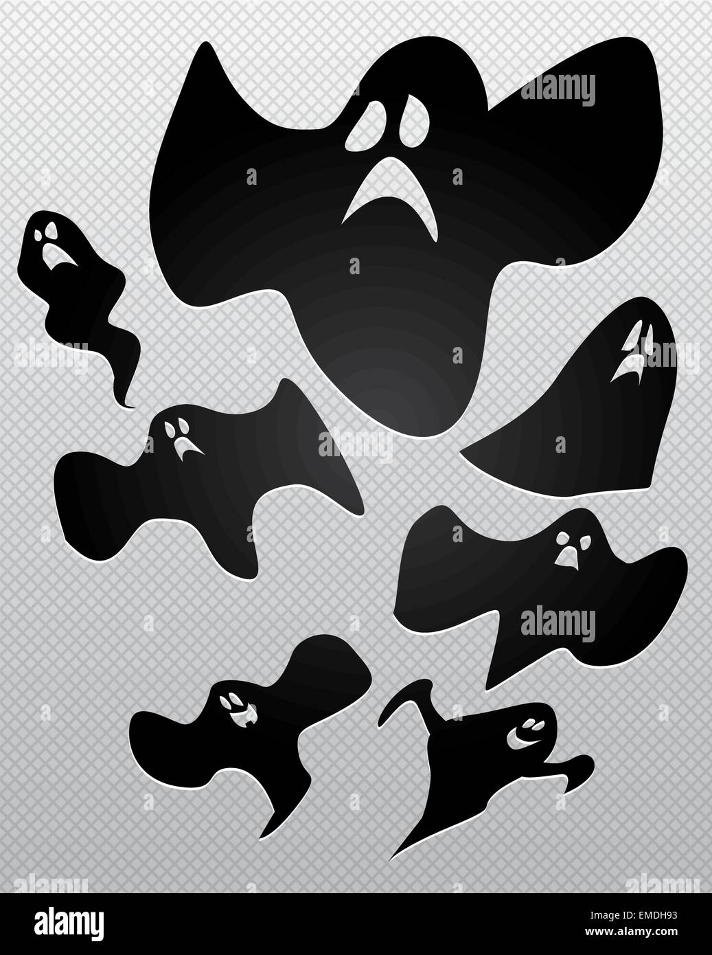 Set of ghosts Stock Vector Image & Art - Alamy