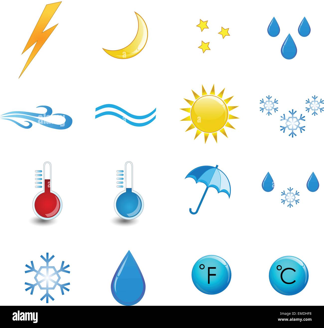 Weather icon hi-res stock photography and images - Alamy