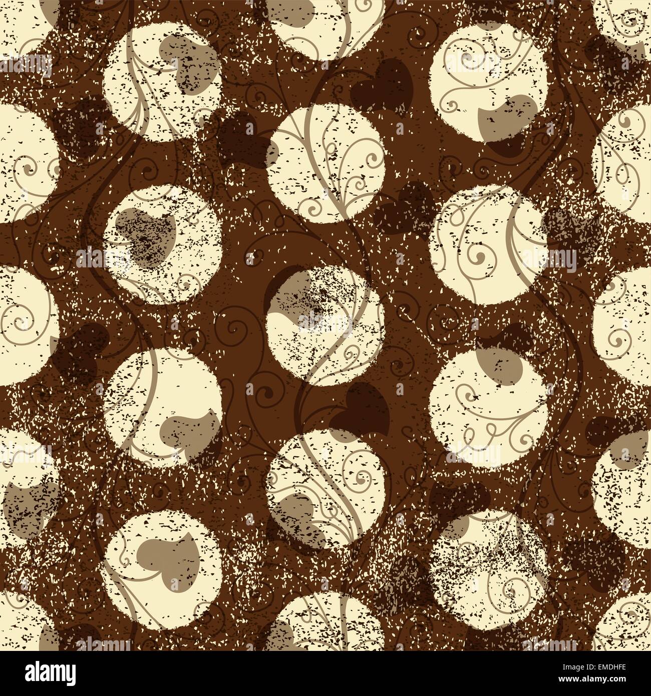Seamless grungy brown pattern Stock Vector Image & Art - Alamy