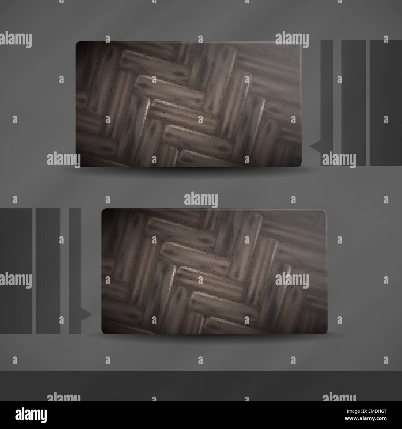 Business Card Design With Wood Texture Stock Vector Image & Art - Alamy