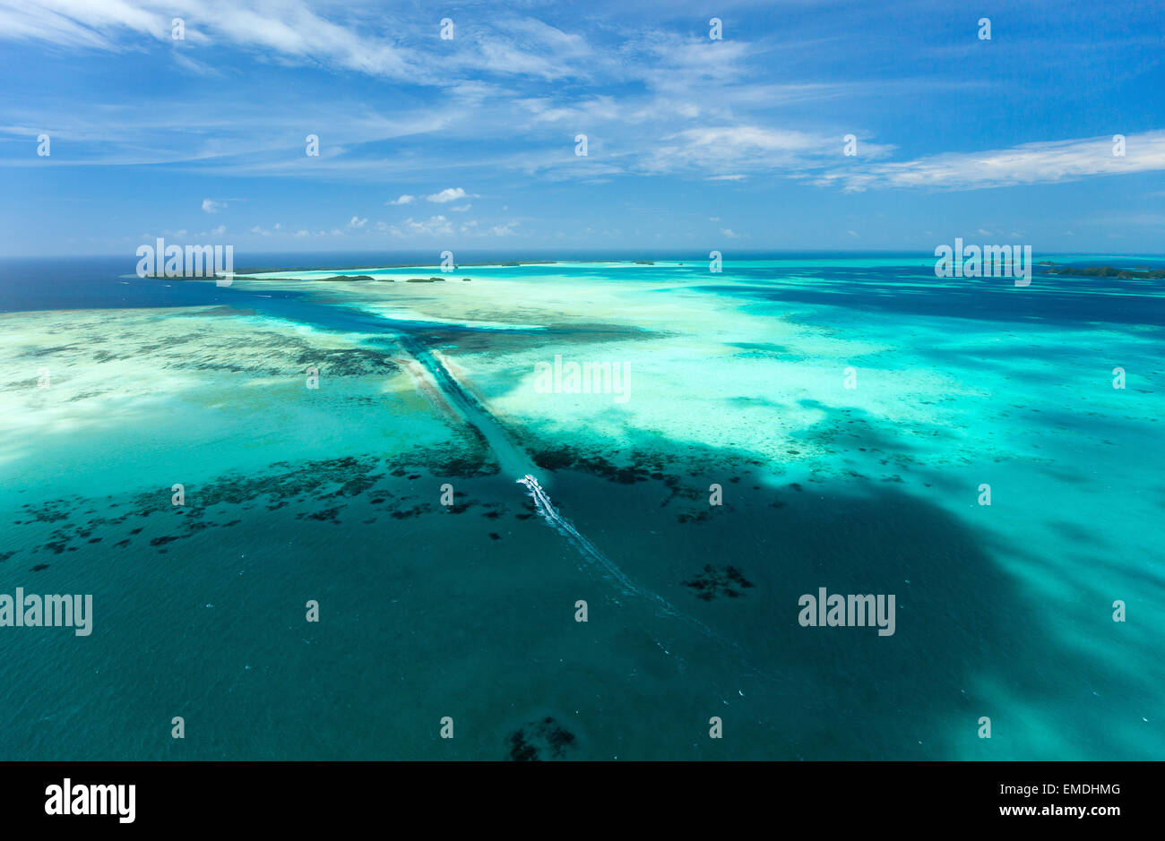 Palau islands from above Stock Photo - Alamy