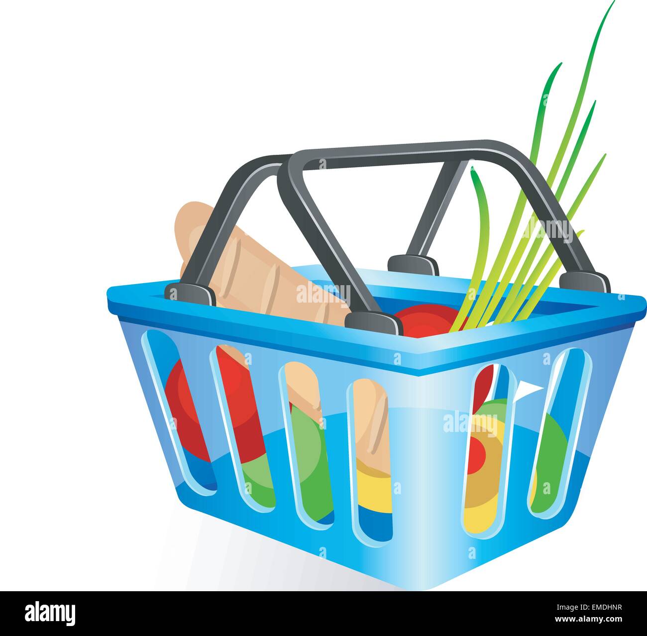 Vegetables basket Stock Vector Images - Alamy