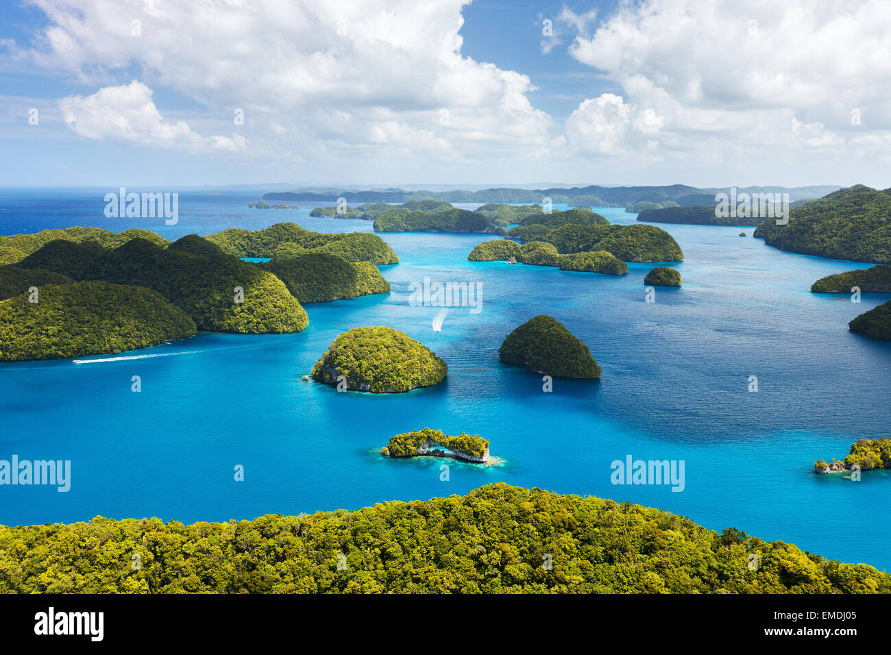 Palau islands from above hi-res stock photography and images - Alamy