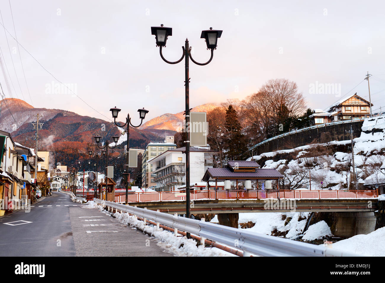 Hot spring resort town Shibu Onsen Stock Photo - Alamy