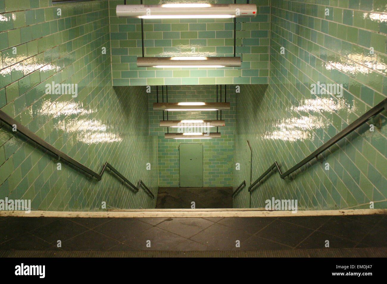 Stairs to bunker Berlin Stock Photo - Alamy