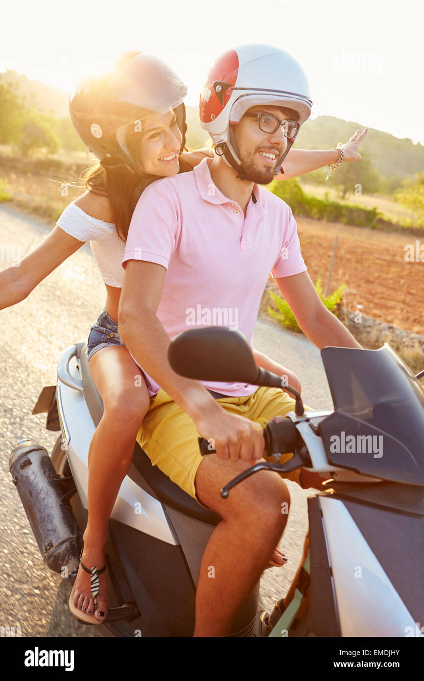 Man young motorcycle arms hi-res stock photography and images - Alamy