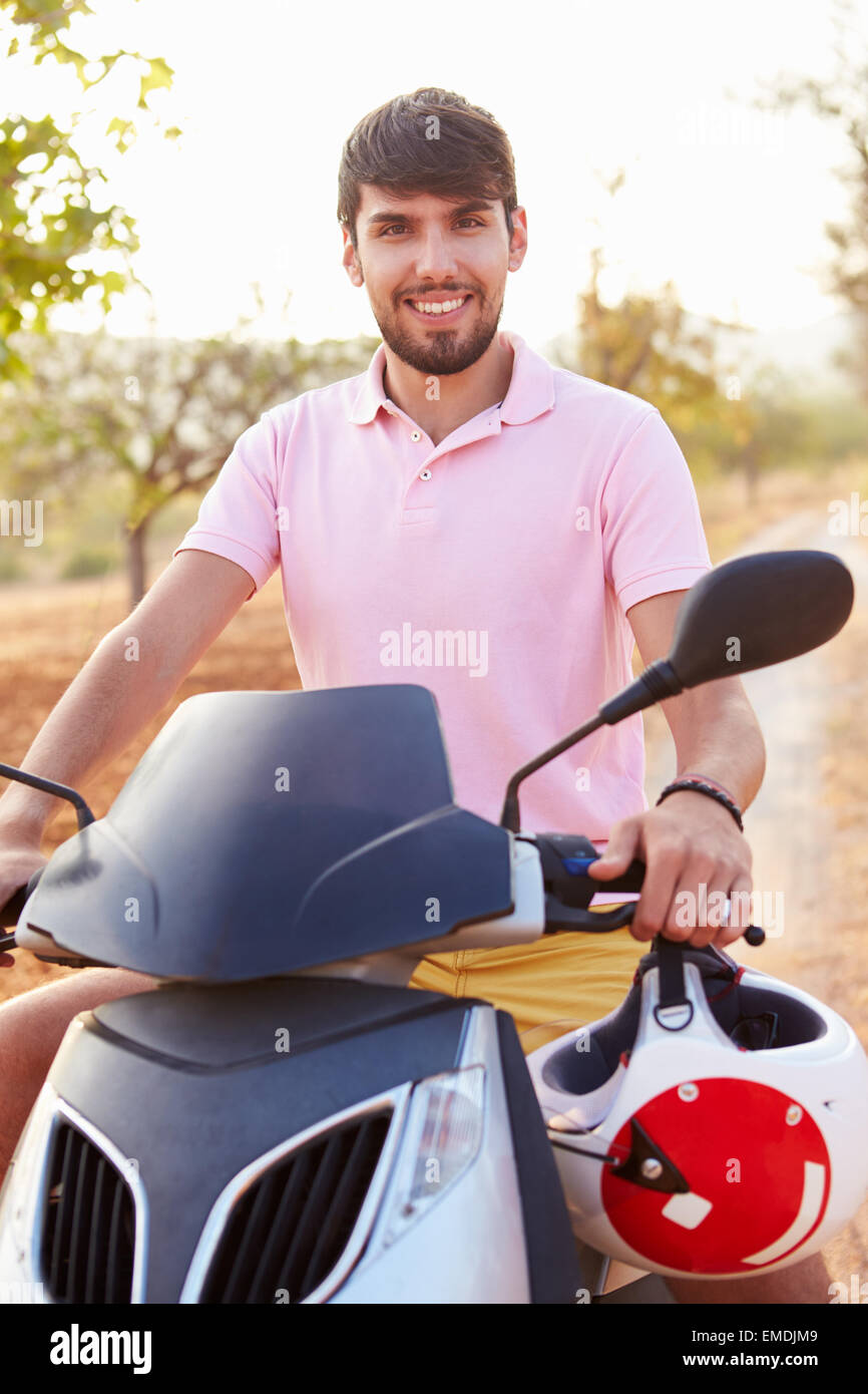 Hispanic man riding motorcycle hi-res stock photography and images - Alamy
