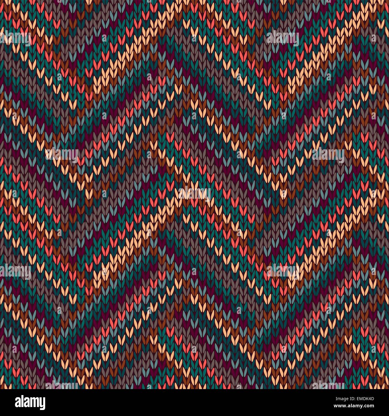 Seamless Knitted Pattern Stock Vector Image & Art - Alamy