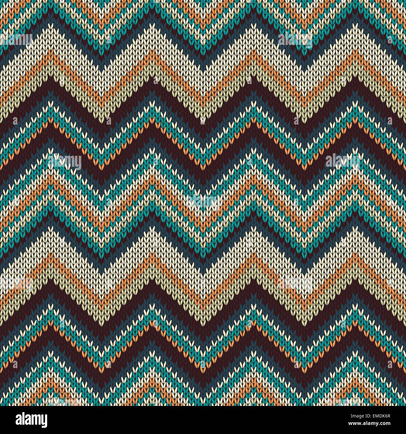 Seamless Knitted Pattern Stock Vector Image & Art - Alamy