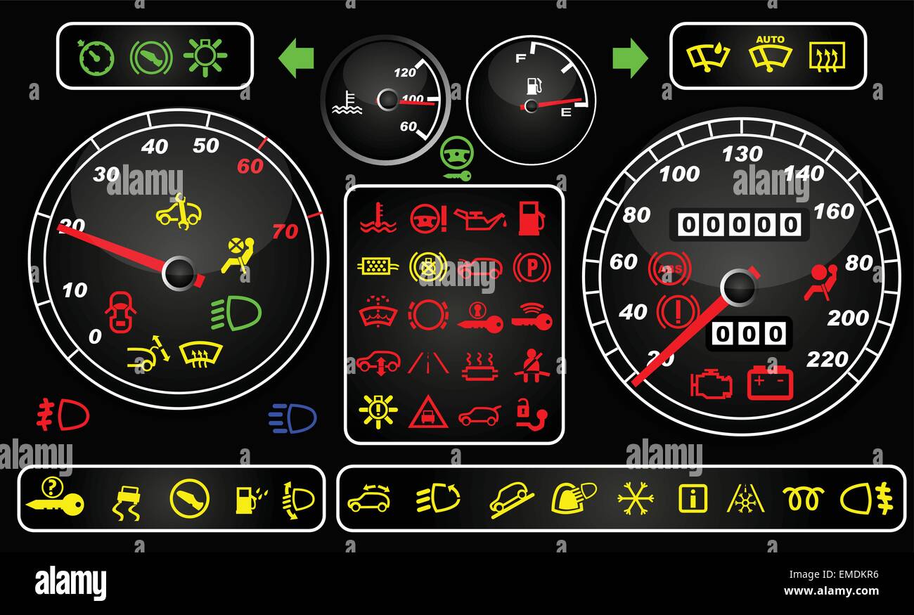 Vector dashboard icon in hi-res stock photography and images - Alamy