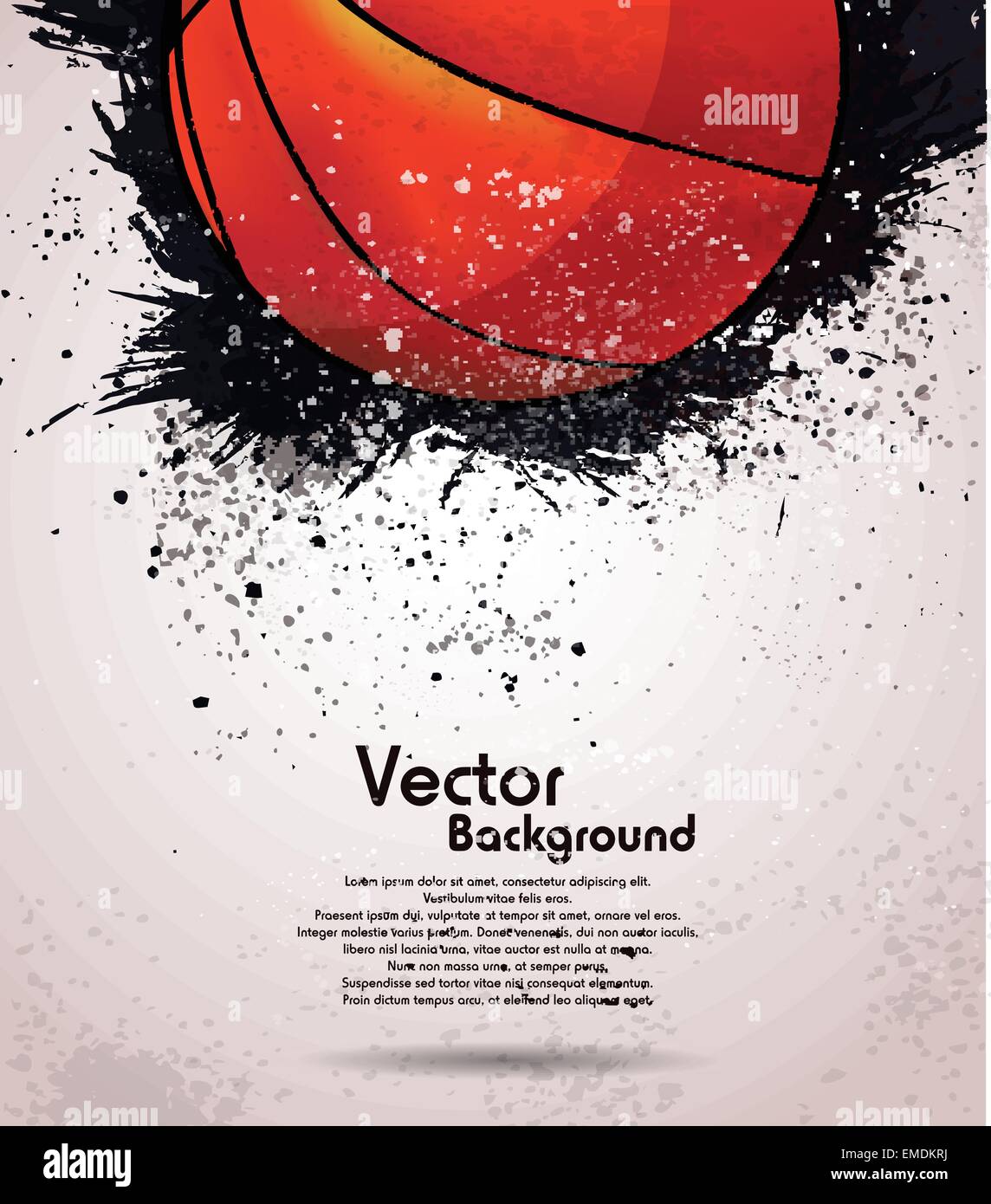 Grunge basketball background Stock Vector Image & Art - Alamy