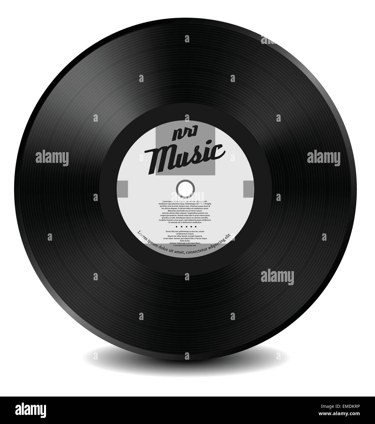 Vinyl record lp vintage Stock Vector Images - Alamy