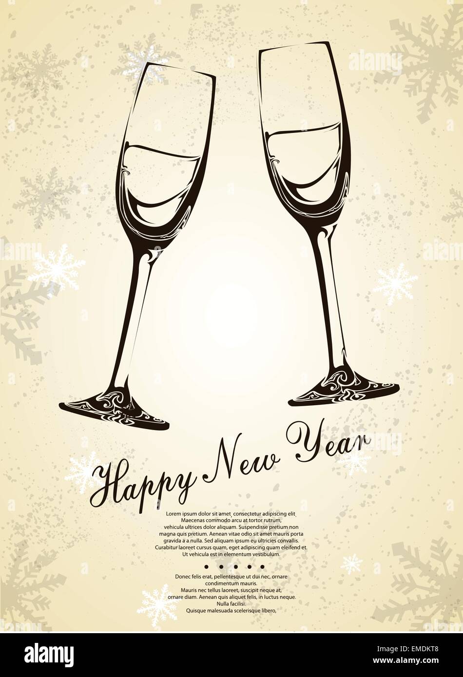 Abstract champagne glasses background Stock Vector Image & Art - Alamy