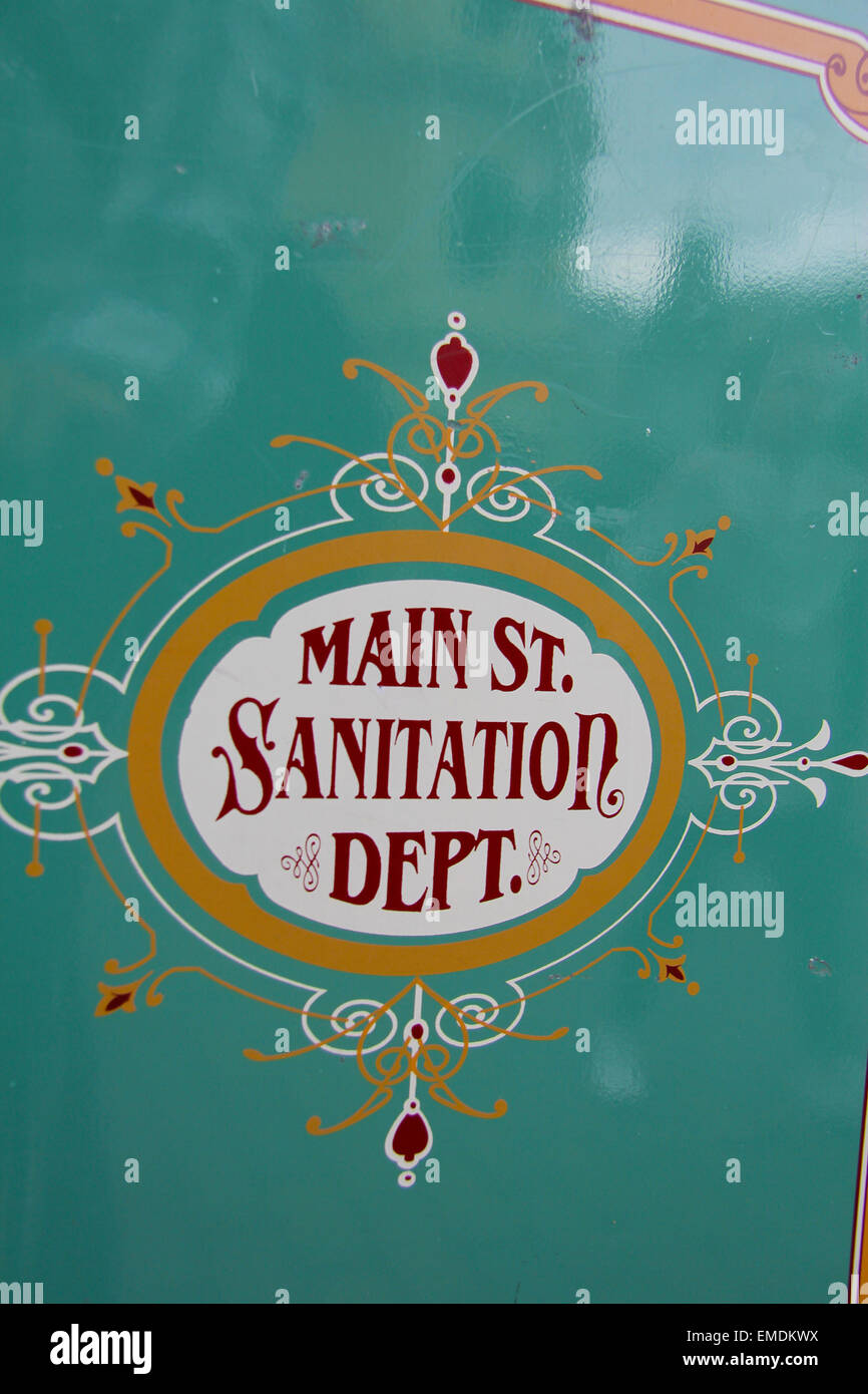 Vintage metal sign Stock Photo - Alamy