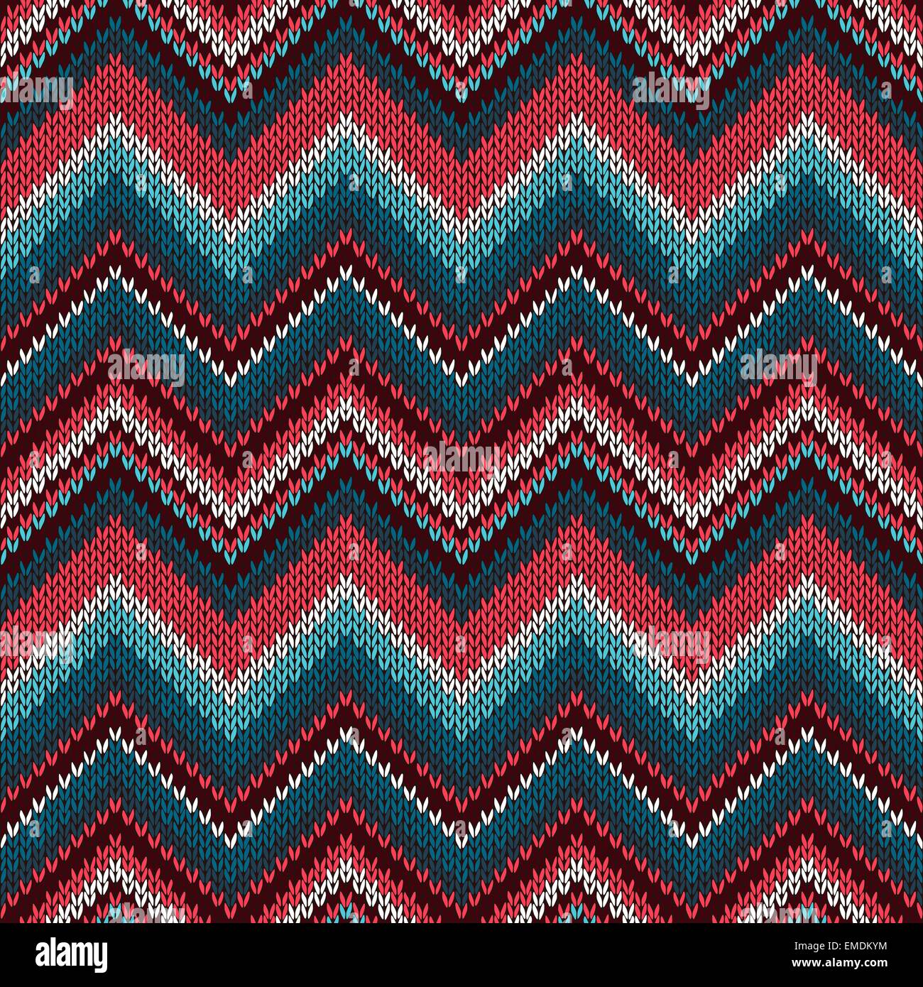 Seamless Knitted Pattern Stock Vector Image & Art - Alamy