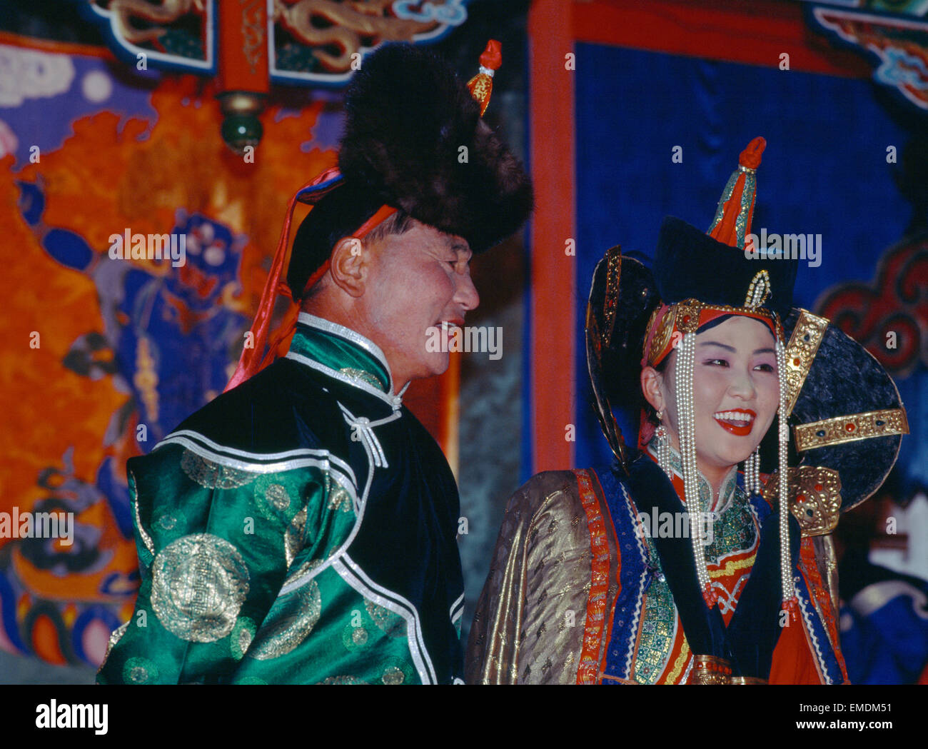 Mongolia Traditional Singing Stock Photo - Alamy