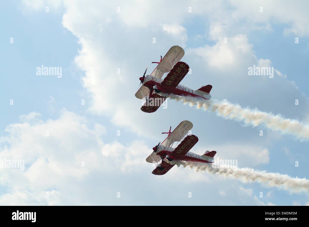 Stunts Biplane High Resolution Stock Photography and Images - Alamy