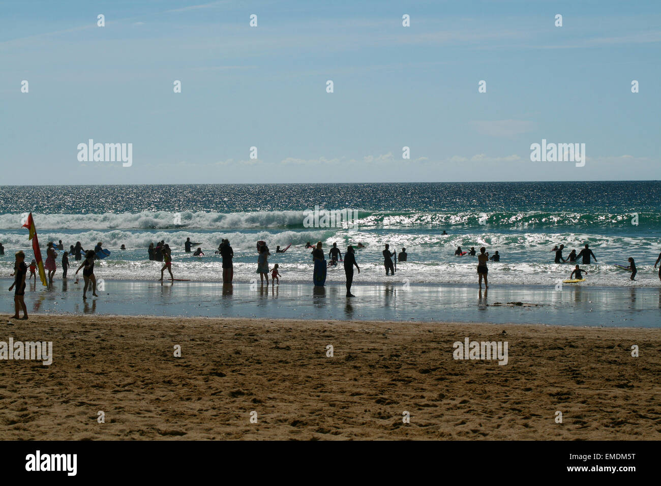 People swimming in ocean Stock Photo - Alamy