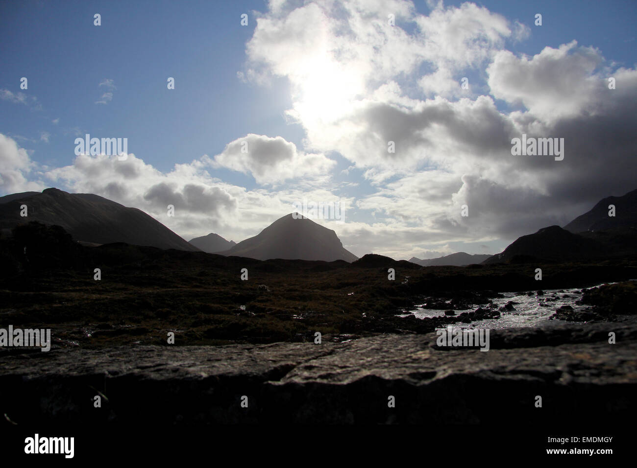 River Scotland Isle of Skye Stock Photo - Alamy