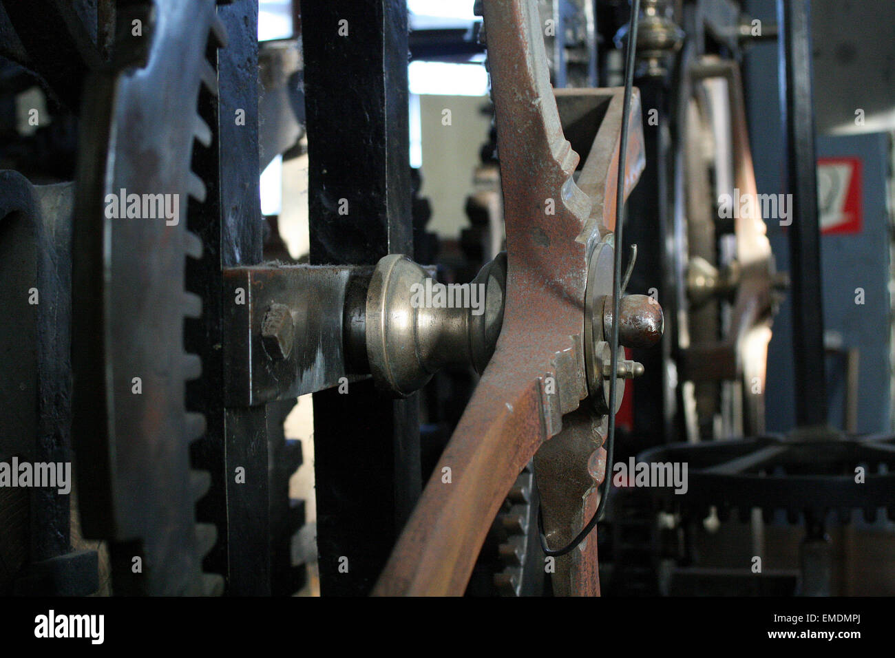 Rusted clock cogs Stock Photo - Alamy