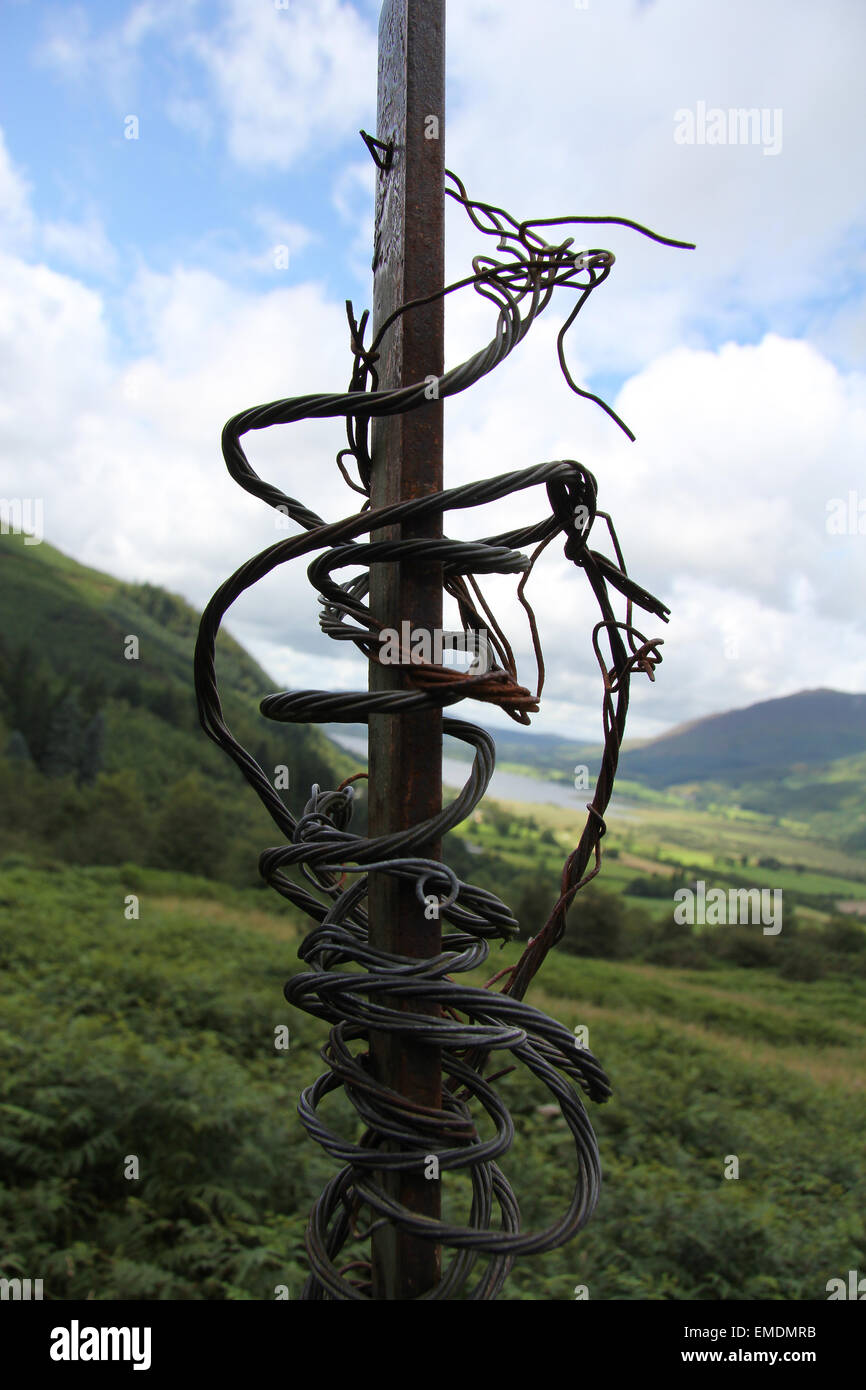 Cable fence hi-res stock photography and images - Alamy
